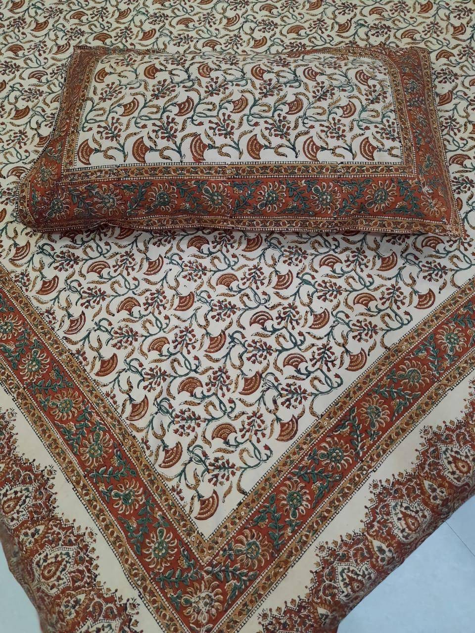 Indian Handmade Block Print Cotton Duvet Cover | Etsy