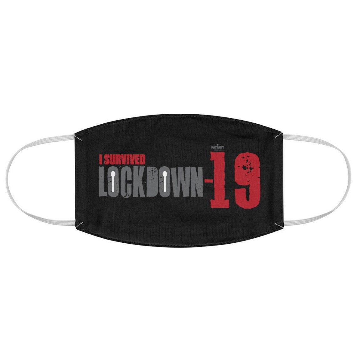 I Survived Lockdown 19 Mask for Lockdown Survivors of The Rona | Etsy