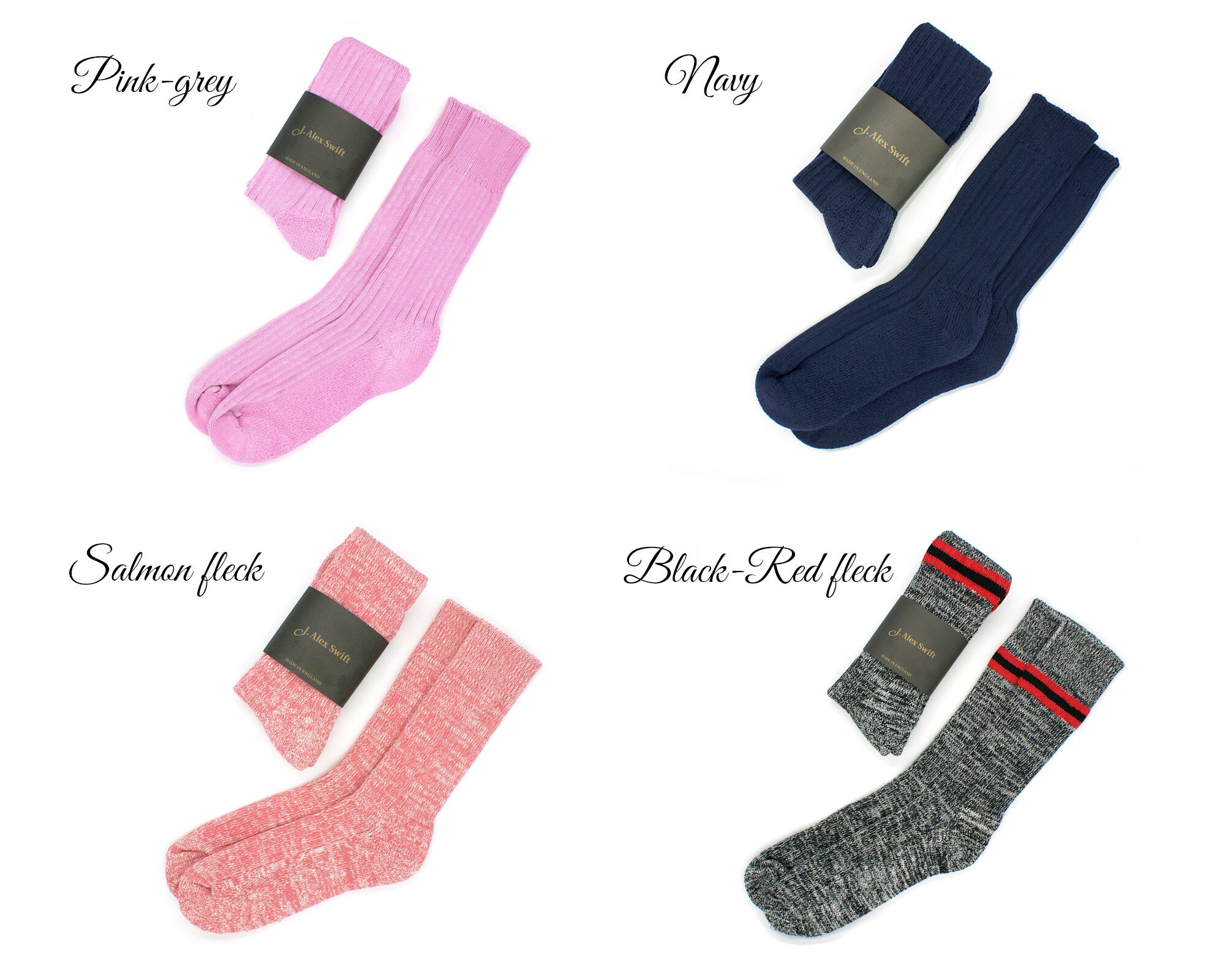 Cushioned Sole and Heel Cotton Blend Socks for Walking - Etsy UK