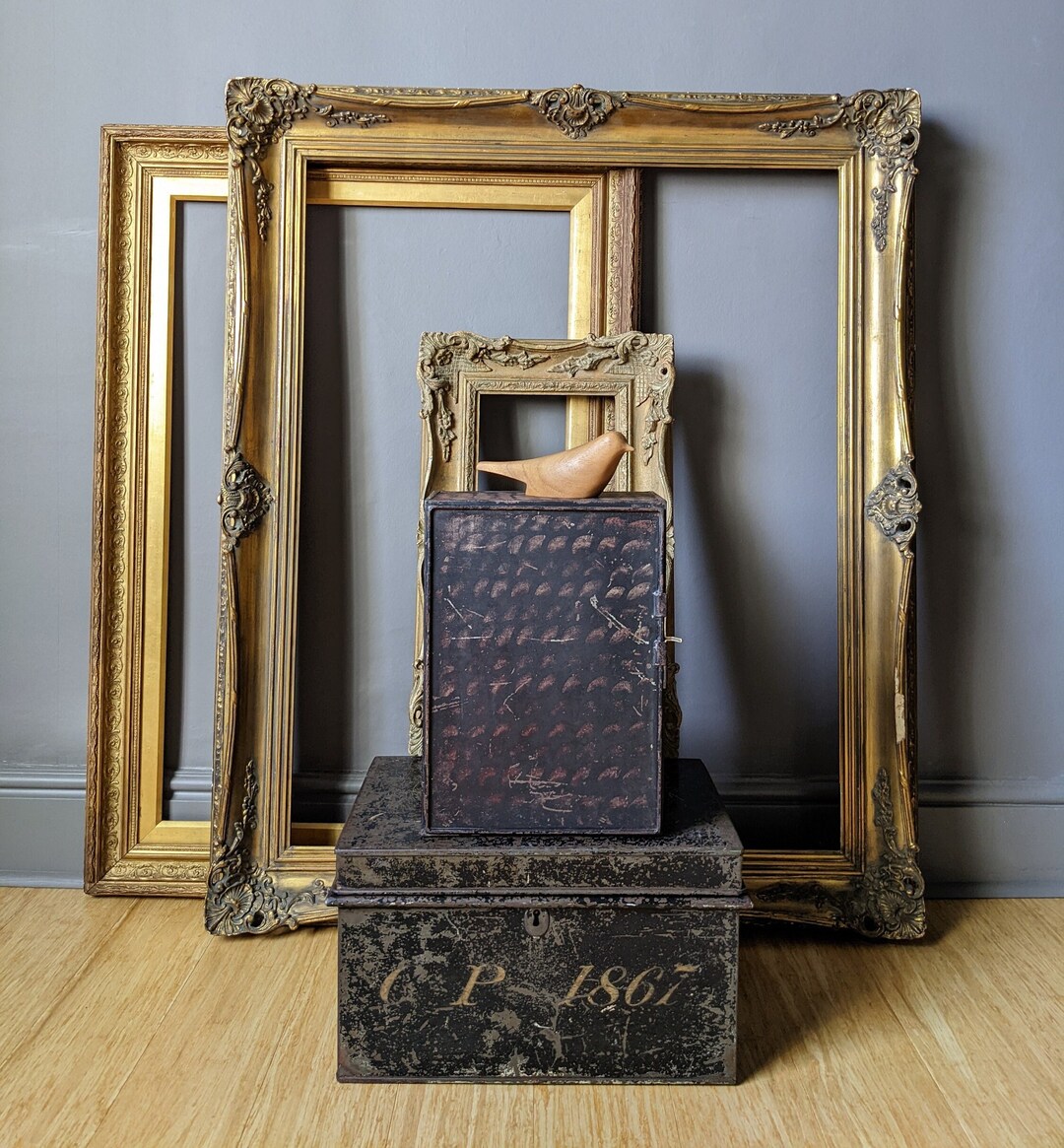 Antique/ Vintage Wall Box Cabinet - Etsy UK