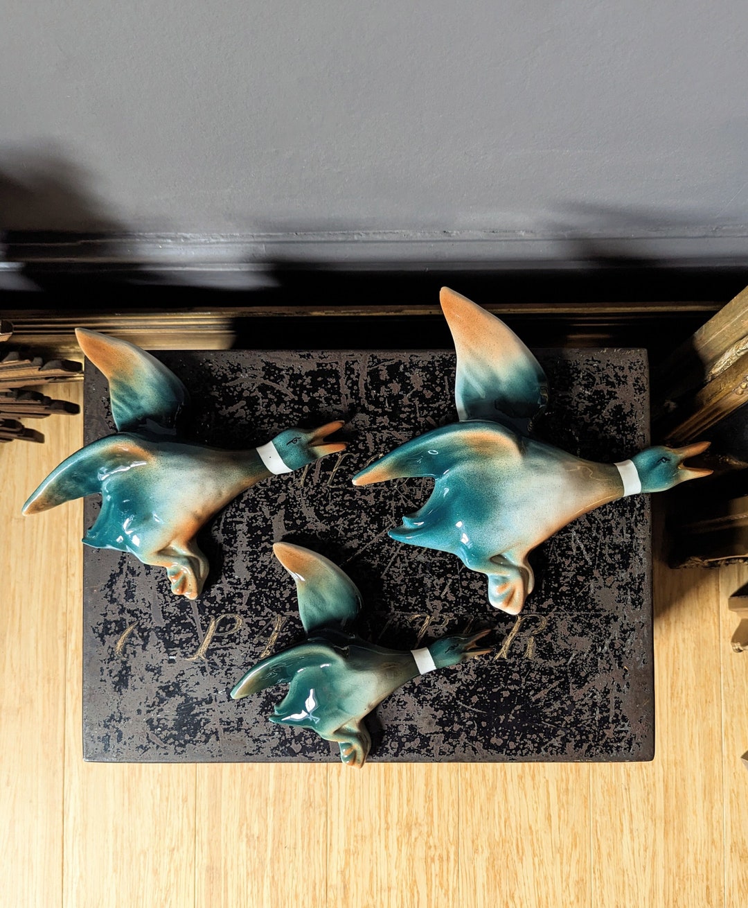 Gorgeous Vintage Sylvac Wall Mounted Flying Duck Plaques Set - Etsy UK