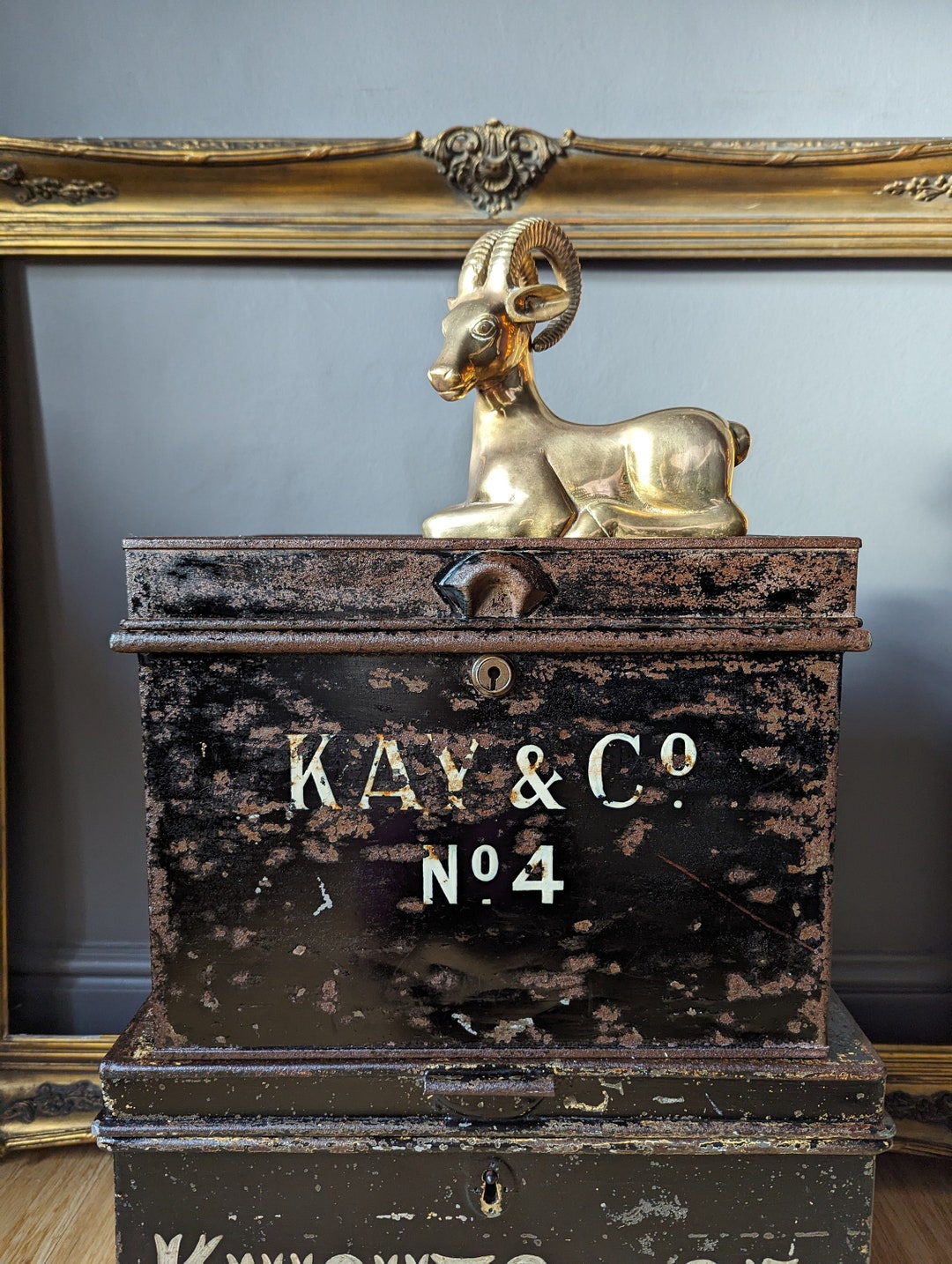 Antique Deed Box Decorative Storage - Etsy