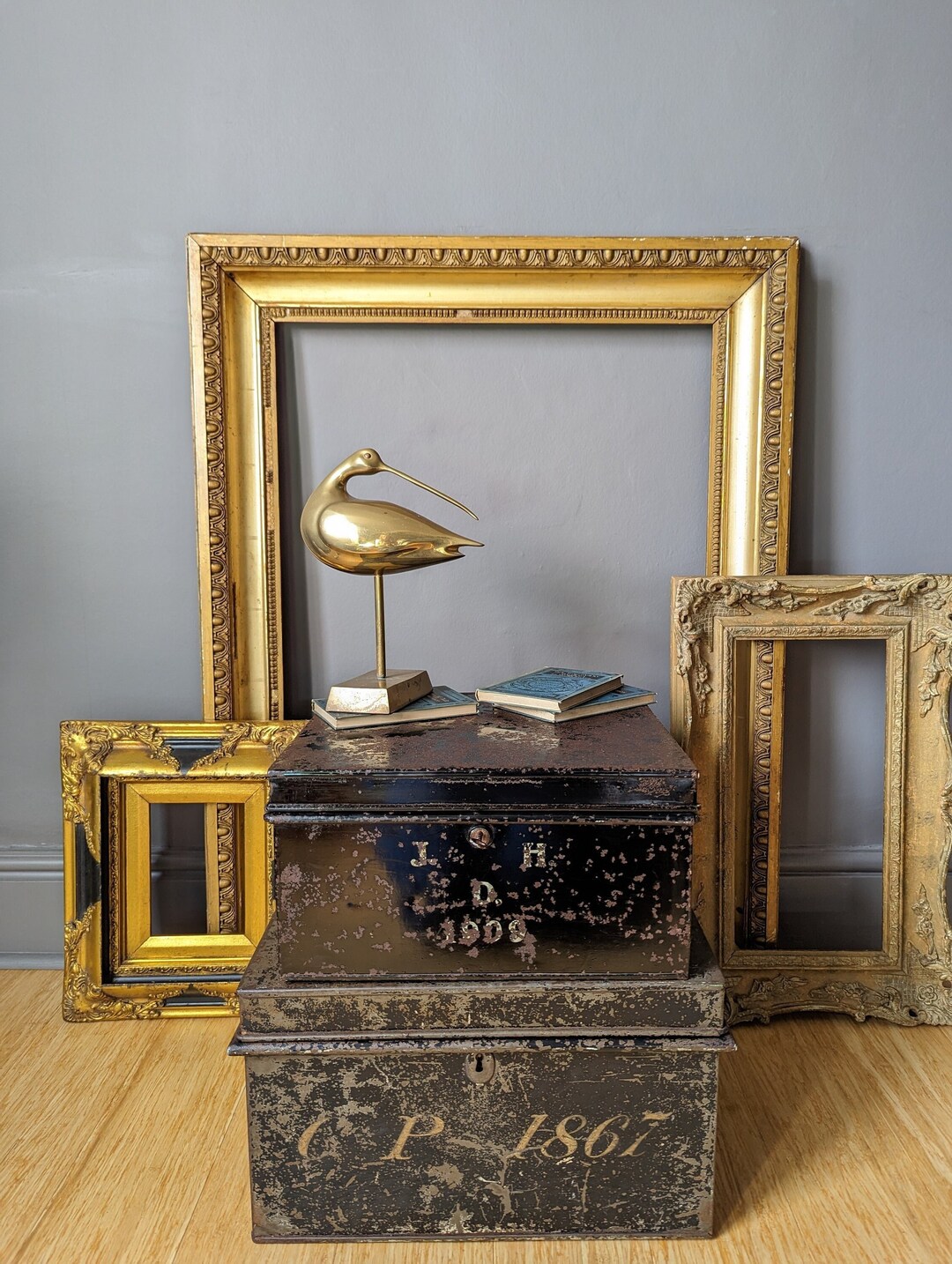 Antique Deed Box 1909 ~ Decorative Storage - Etsy UK