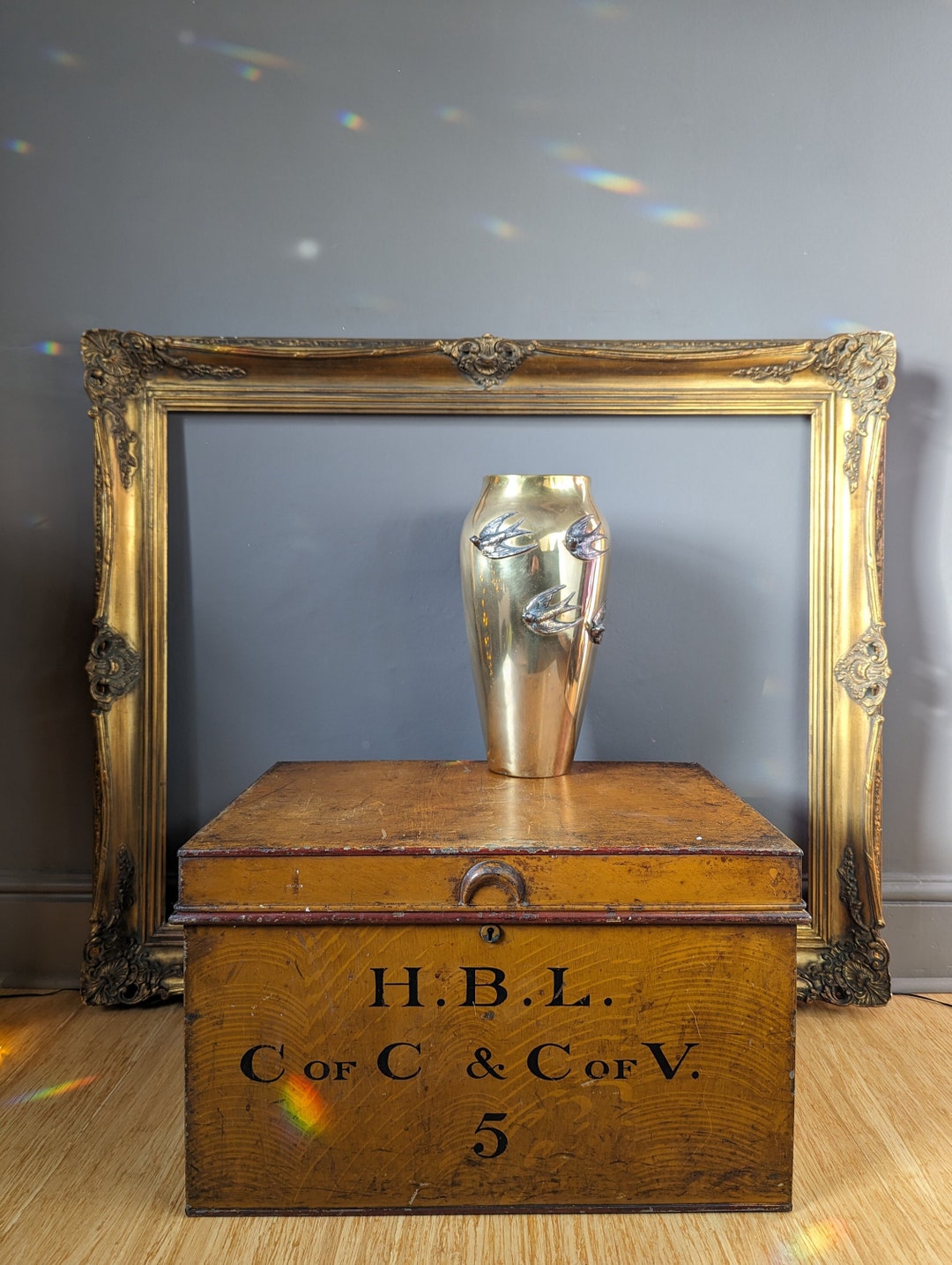 Antique Deed Box Decorative Storage - Etsy