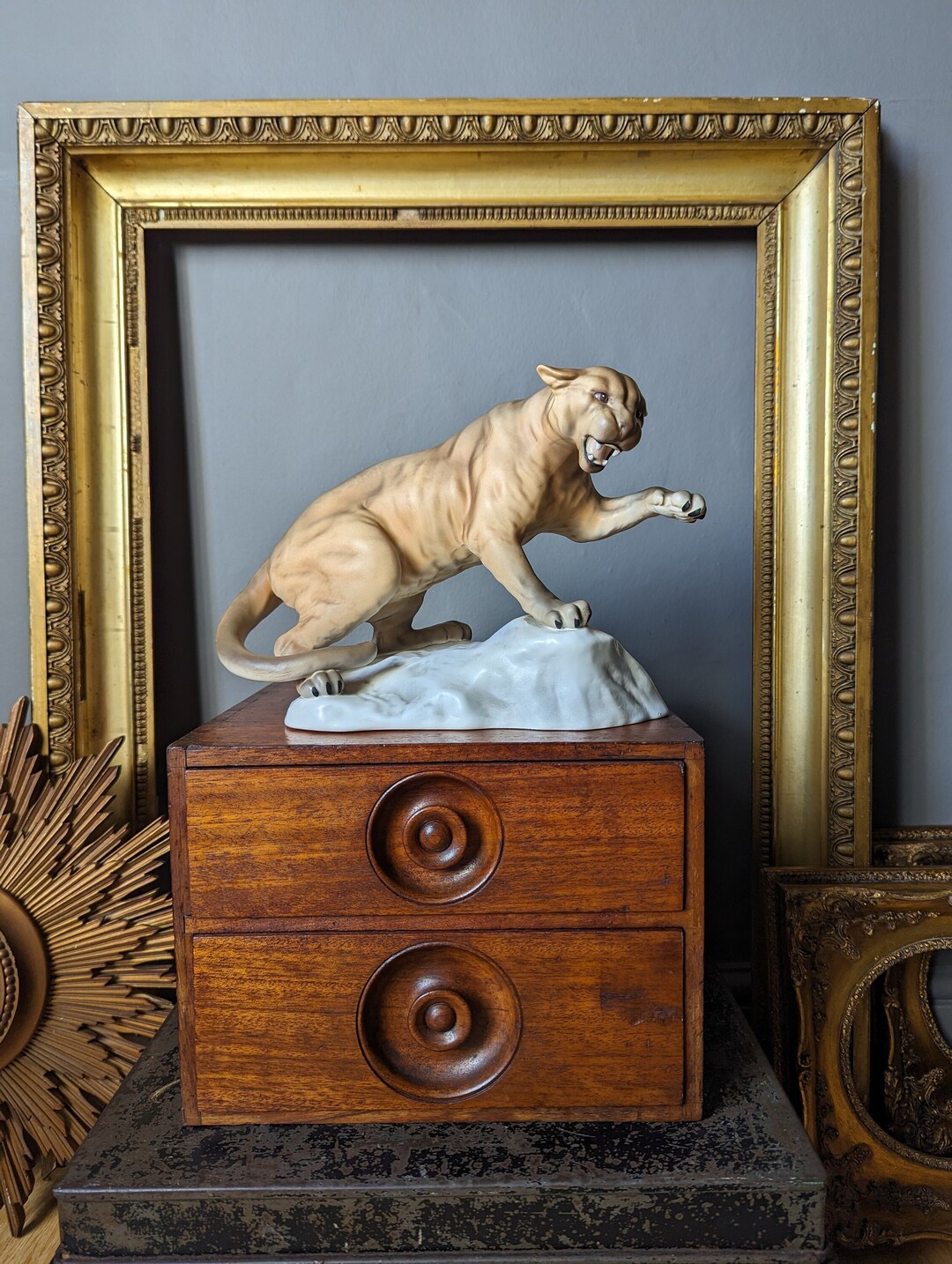 Vintage Beswick Puma / Lioness / Mountain Lion ~ Model 1702 - Etsy UK