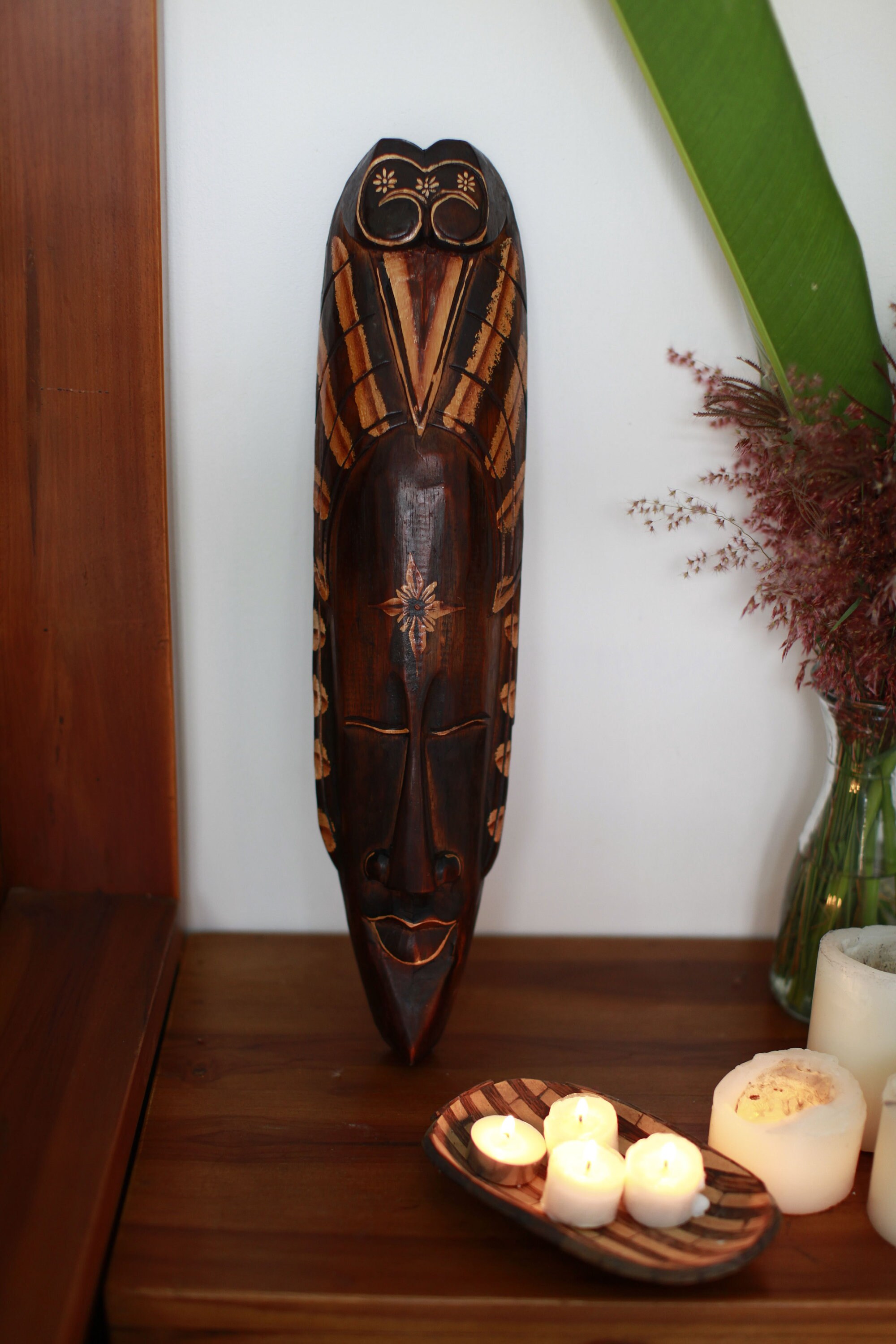 Wooden African Owl Mask for Wall 20 Inch DESIGN MASKS Wall - Etsy