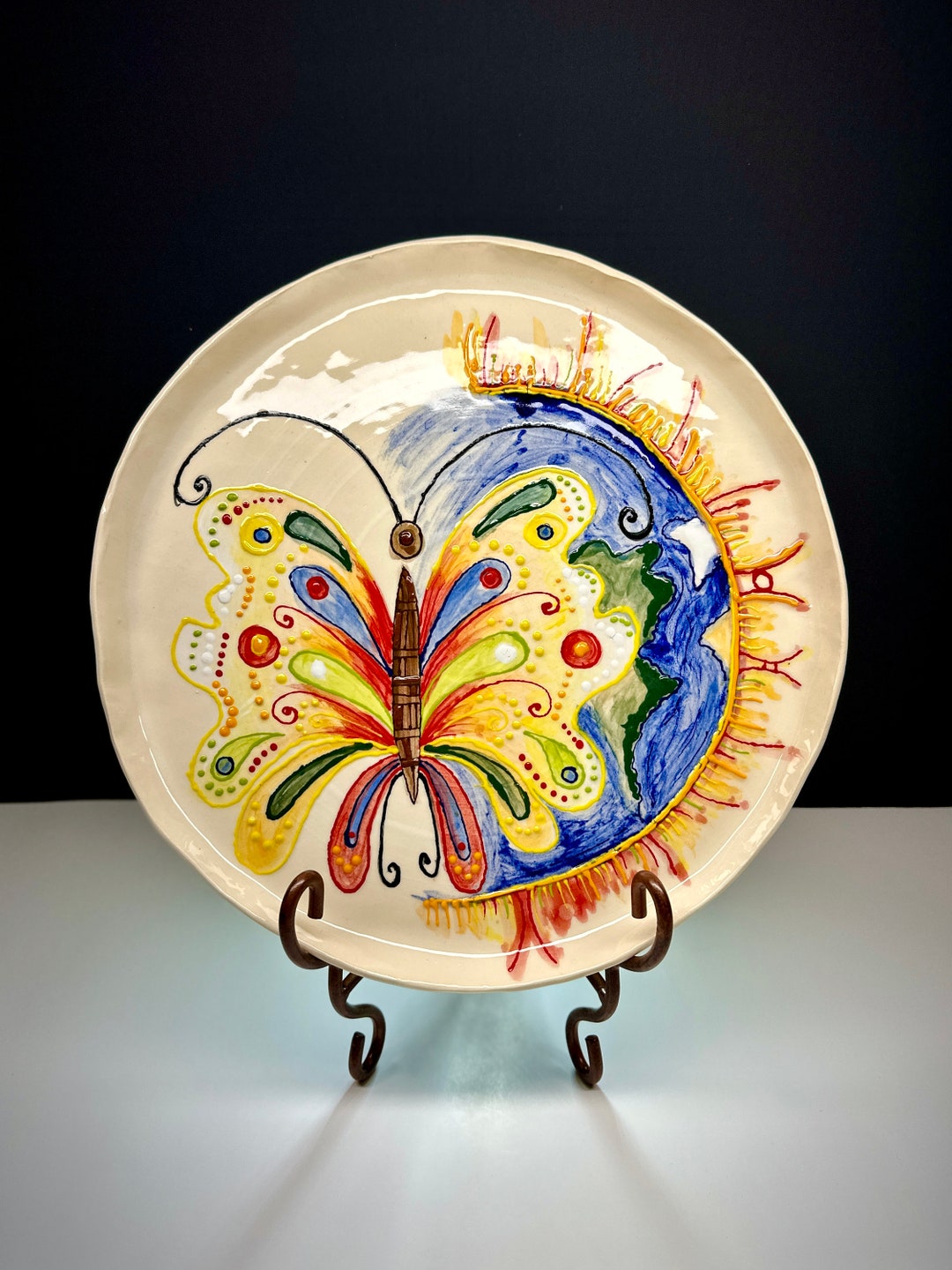 Plate “beauty Will Save the World“ - Etsy