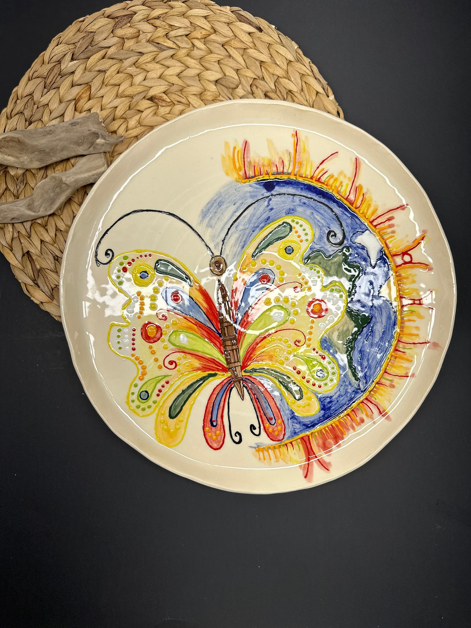 Plate “beauty Will Save the World“ - Etsy