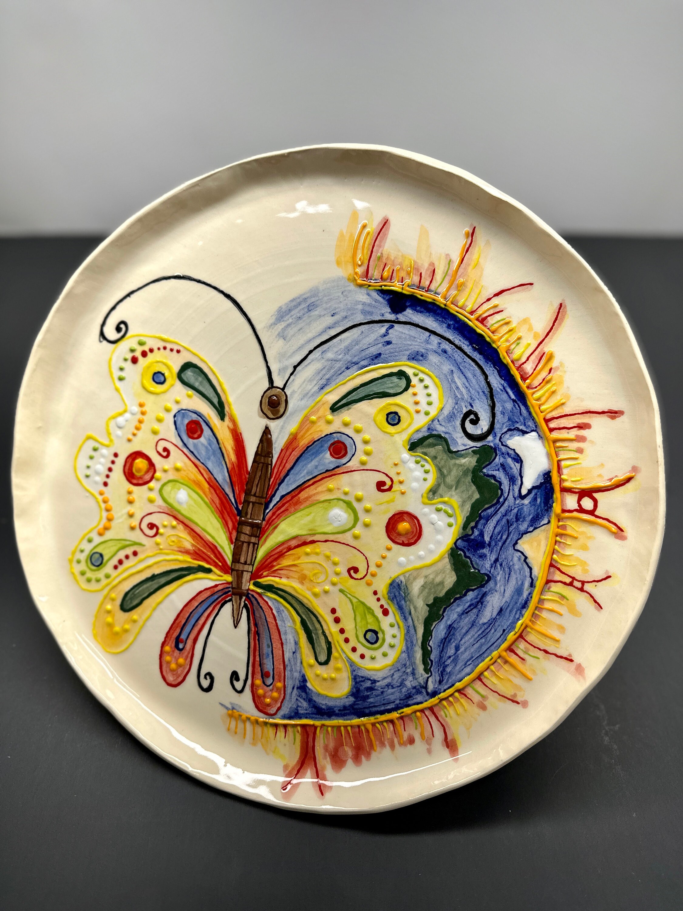 Plate “beauty Will Save the World“ - Etsy