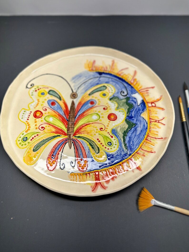 Plate “beauty Will Save the World“ - Etsy