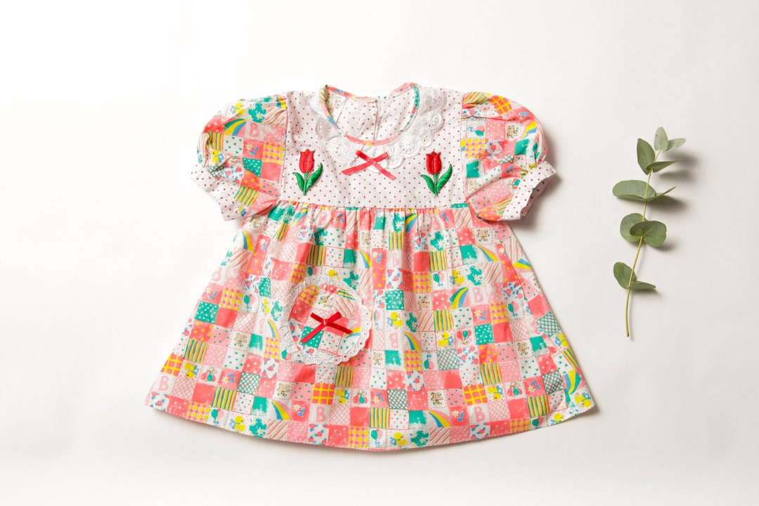 Vintage Babydoll Dress 90s Baby Clothes Cotton Summer Dress Kids Wear ...