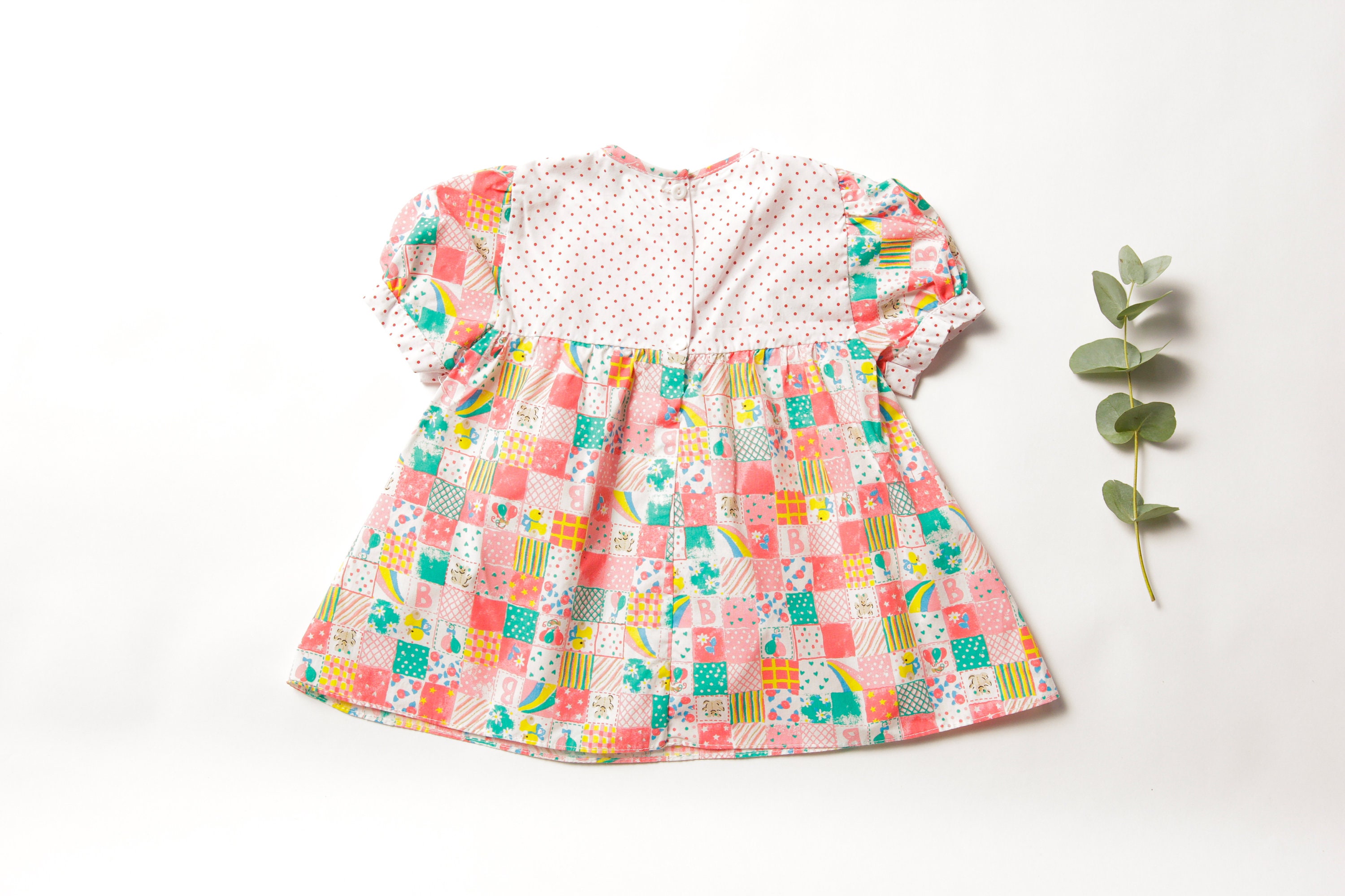Vintage Babydoll Dress 90s Baby Clothes Cotton Summer Dress Kids Wear ...