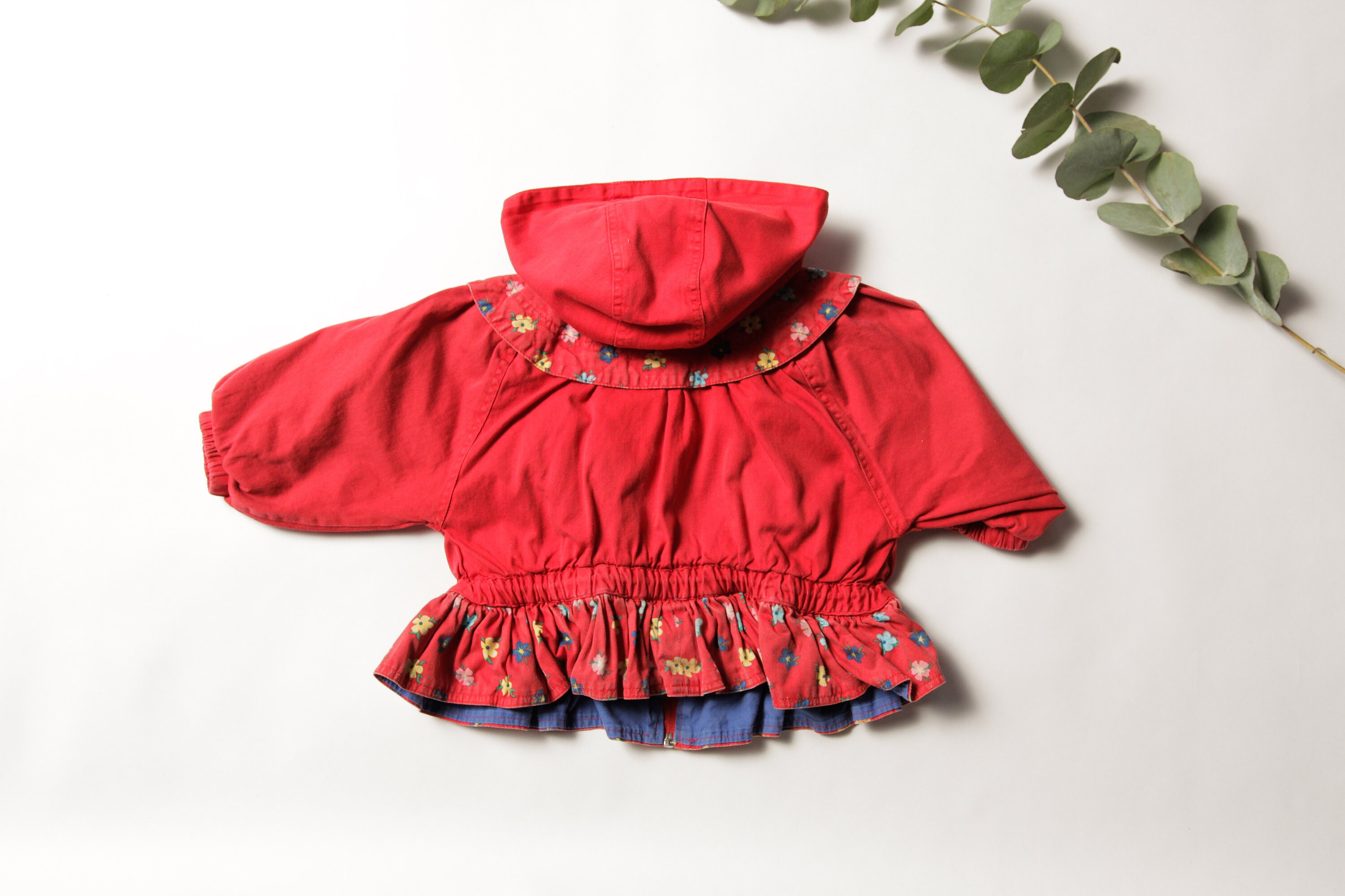 Vintage Girls Jacket anni '80 giacca di cotone floreale | Etsy