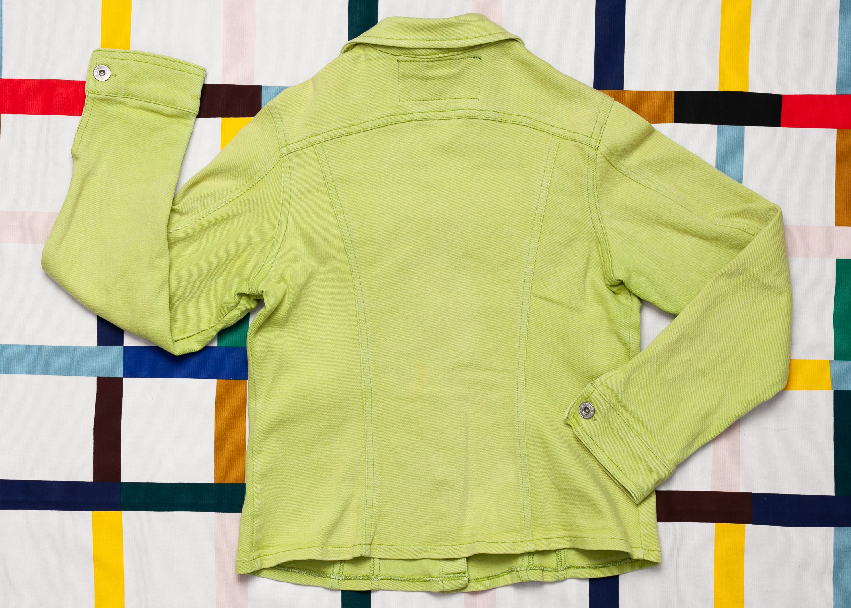 90s Girls Denim Jacket . Age 11 12 Vintage H&M Girls Colored - Etsy