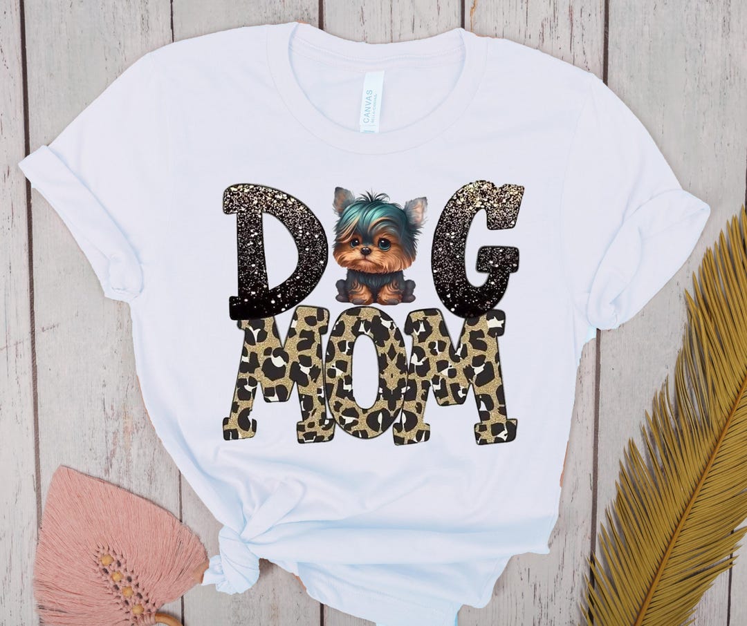 Yorkie Mom PNG, Yorkshire Terrier Mom Png, Stacked, Dog Mom Life Png ...