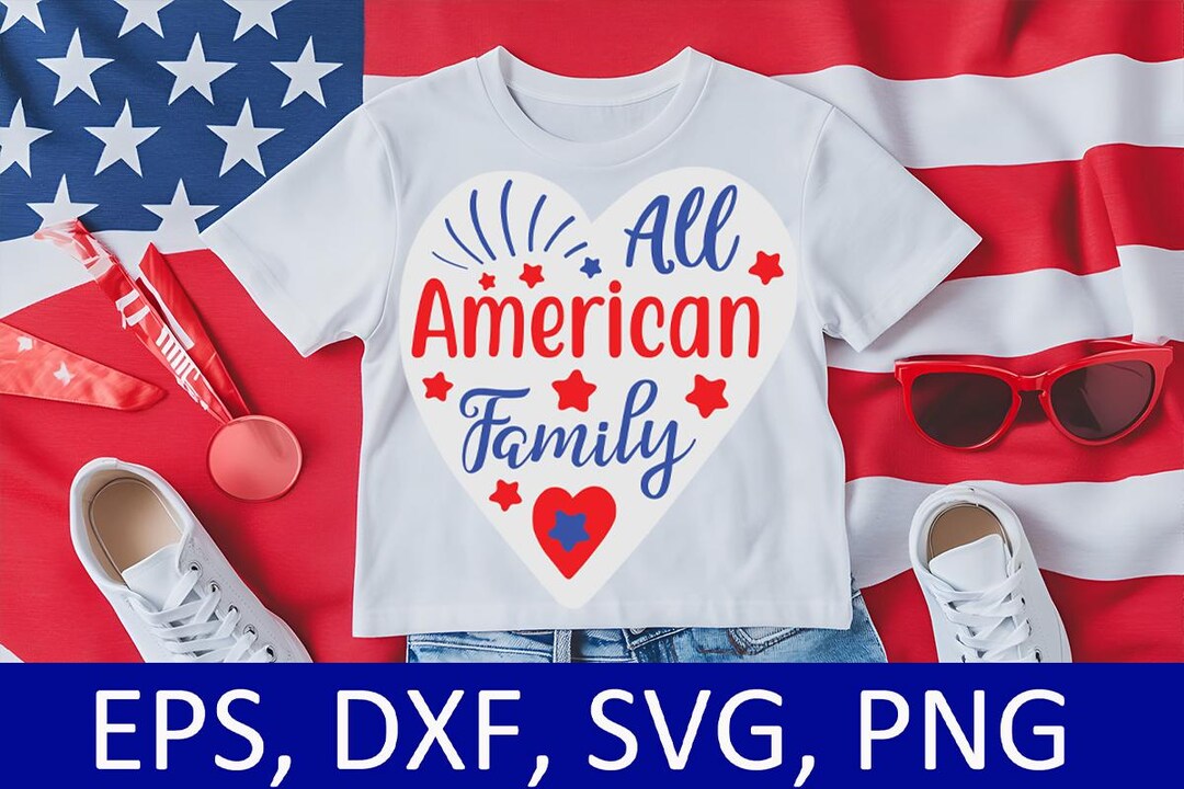 All American Family SVG , Png, July 4th Svg Png, Fourth of July Svg ...