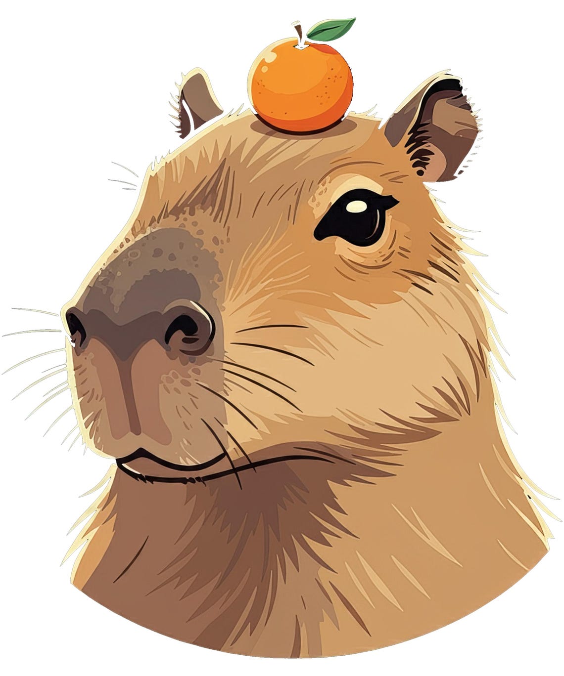 Capybara Clipart, Cute Capybaras Art, Cute Capybara Graphics for Kids ...