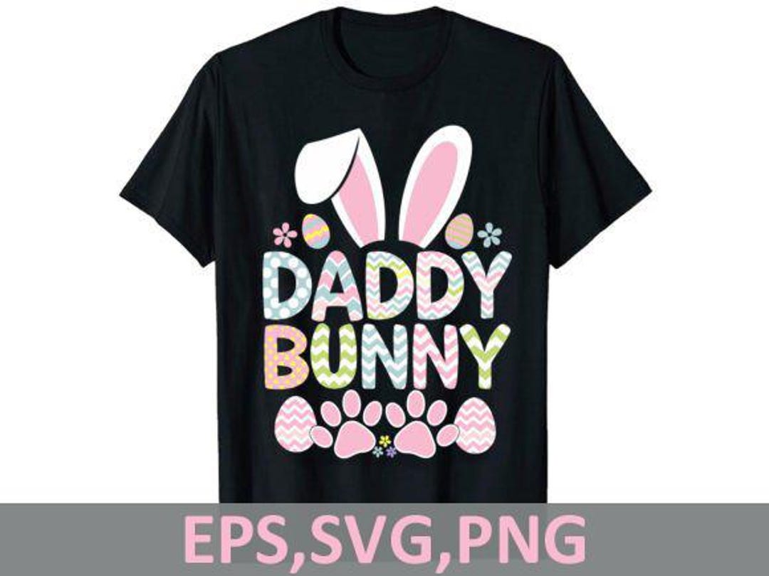 Dad Bunny Svg, Easter Bunny Svg, Checkered Bunny, Daddy Easter Svg ...