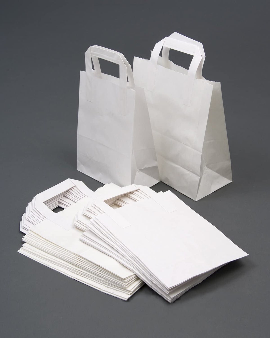 10 X 5.5 X 12 White SOS Paper Carrier Bags - Etsy