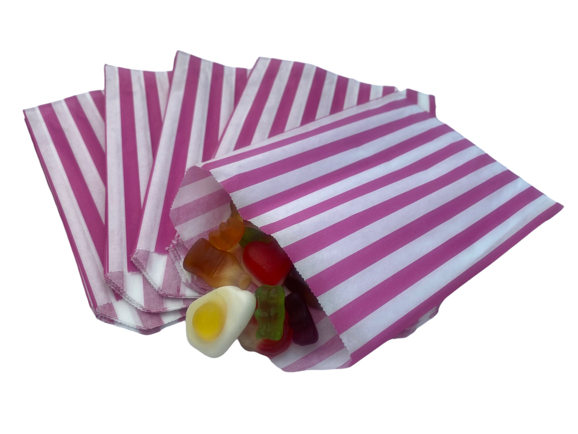 Sweet Bags 5 X 7 Candy Stripe - Etsy