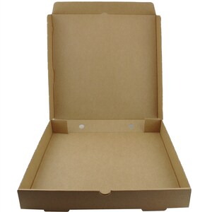 Cardboard Boxes Pizza / Takeaway Box With Rear Vent Holes 12 X 12 X 1. ...