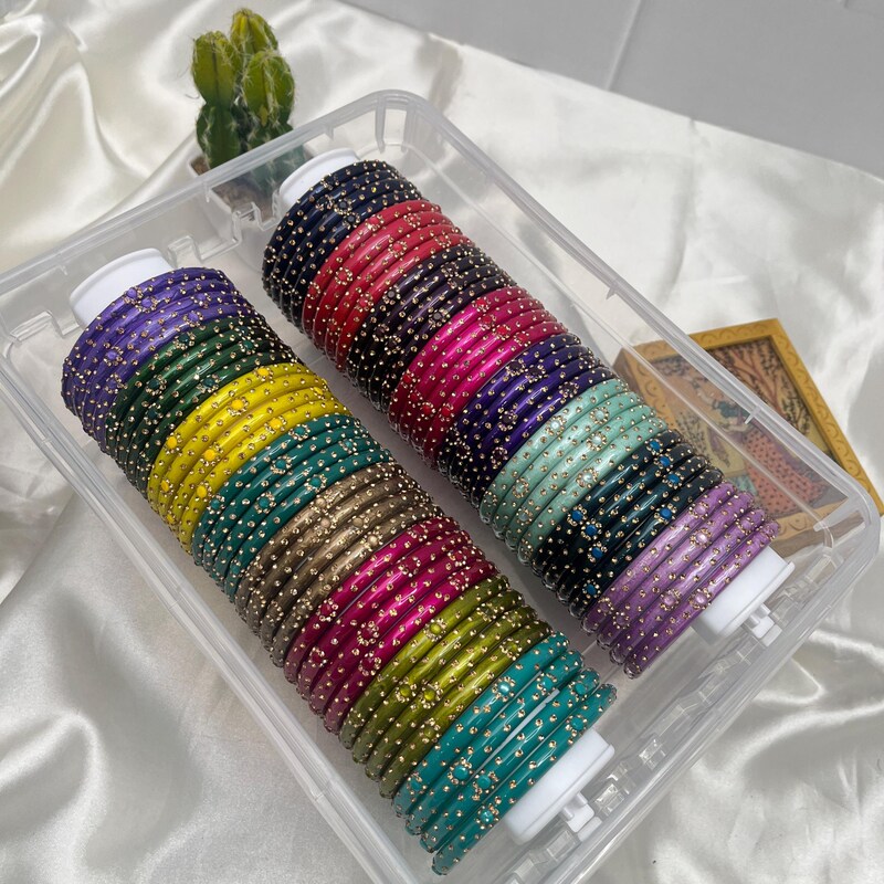 Glass Bangles - Etsy