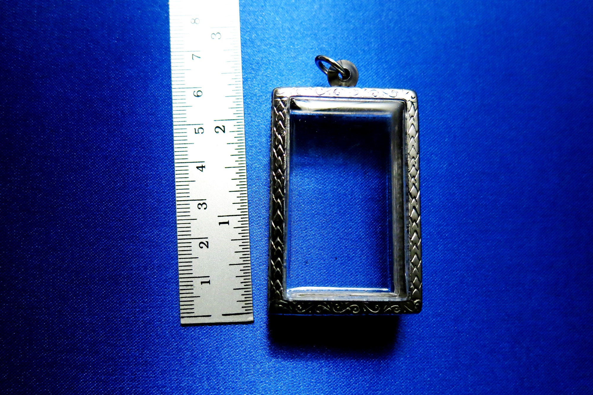 Shadow Box Pendants Engraved Display Case Botanical - Etsy