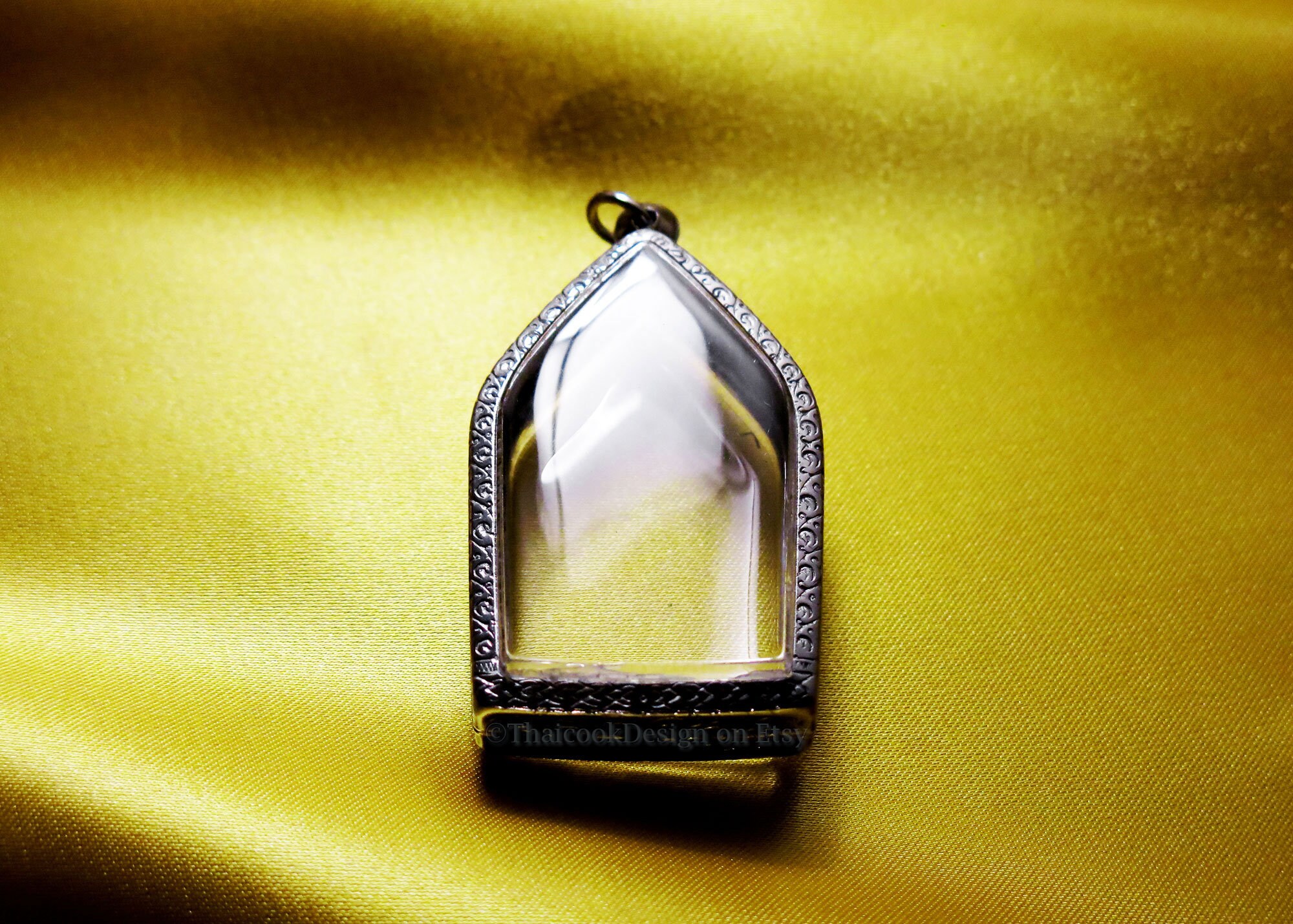 LARGE Ornate Gothic Window, Arch Shaped Locket or Gothic Church Door ...