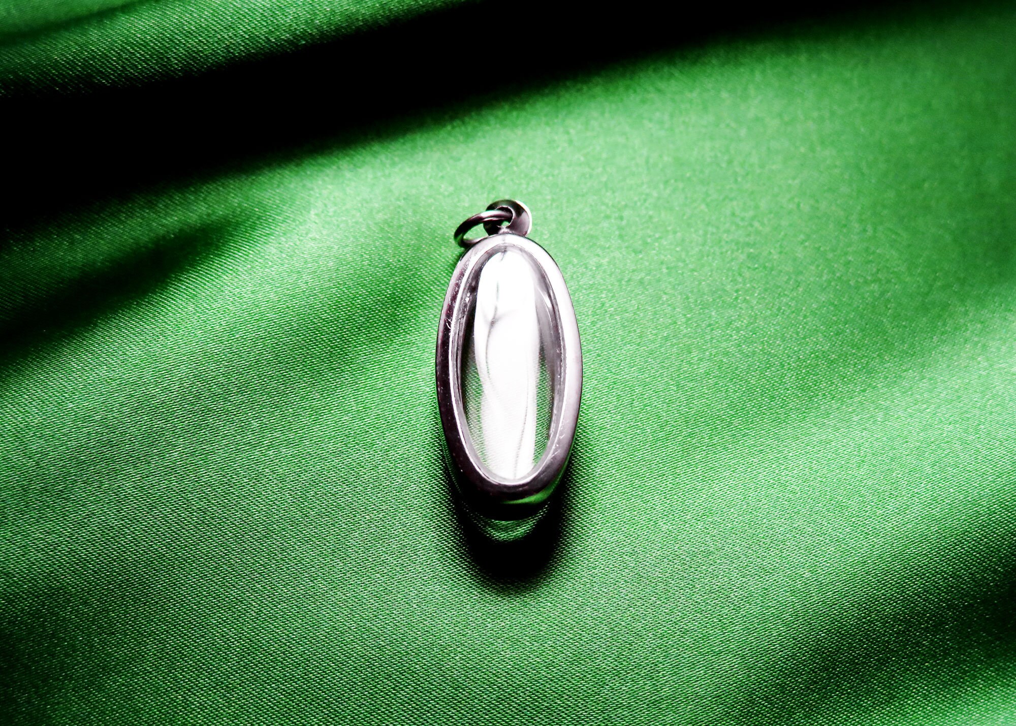 Slim Oval Locket Mini Terrarium Locket Shadow Box Pendants - Etsy