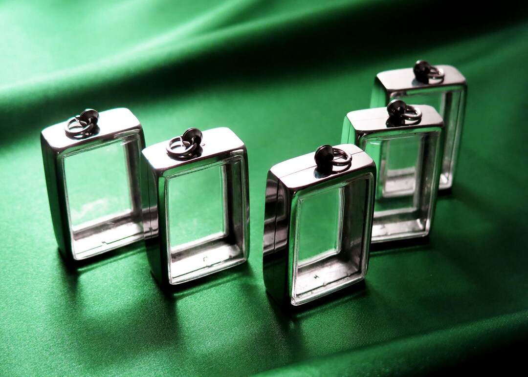 Deep & Chunky Shadow Box Pendants, Display Case, Rectangle, Oblong ...