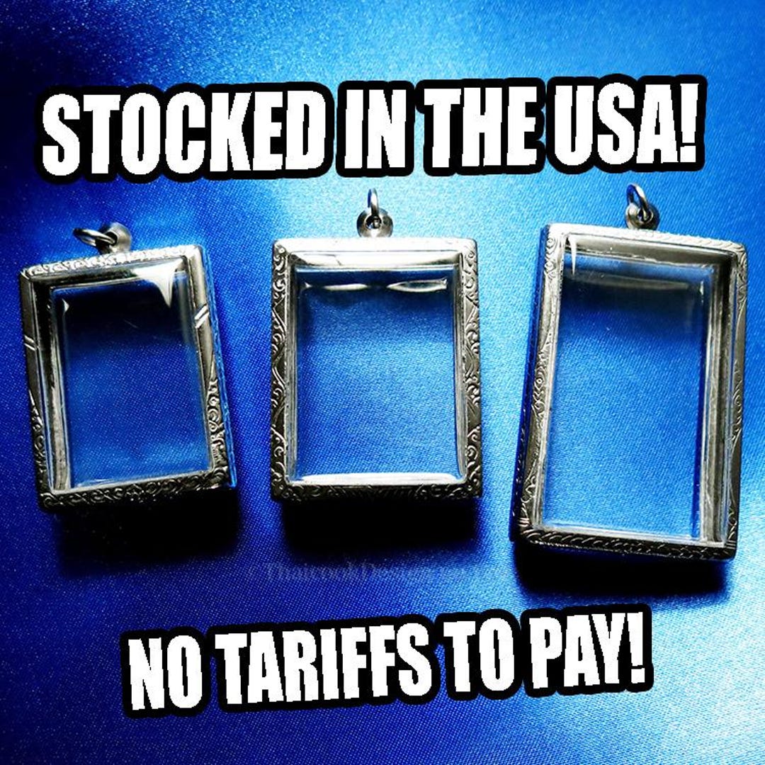 Large Picture Frame Shadow Box Pendants, Display Case, Resin Jewelry ...