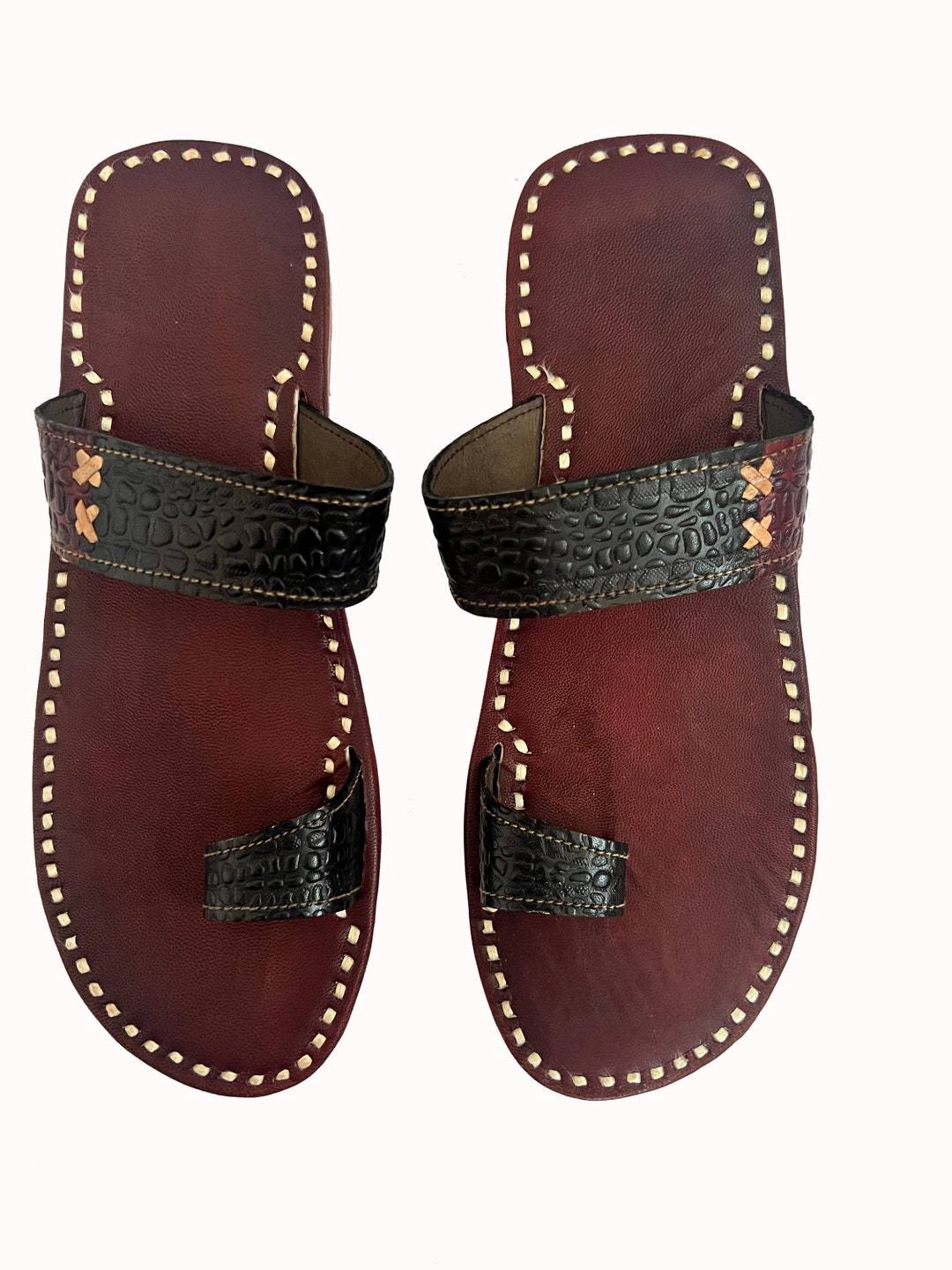 Handmade Leather Indian Traditional Casual Unisex Sandals - Etsy