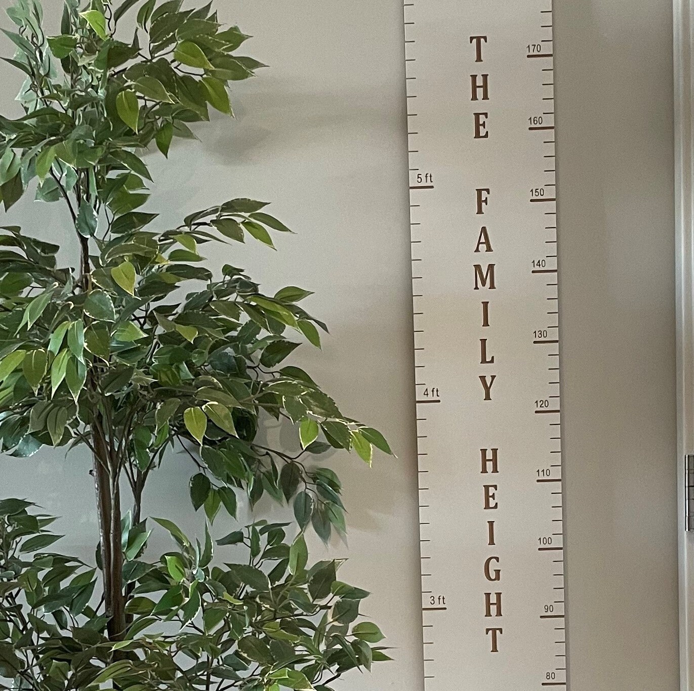 Personalised White Height Chart Ruler Wooden Height Chart - Etsy UK