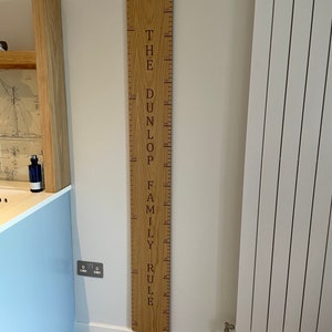 Personalised Wooden Height Chart Ruler Wooden Height Chart - Etsy