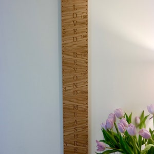 Personalised Wooden Height Chart Ruler Wooden Height Chart - Etsy UK