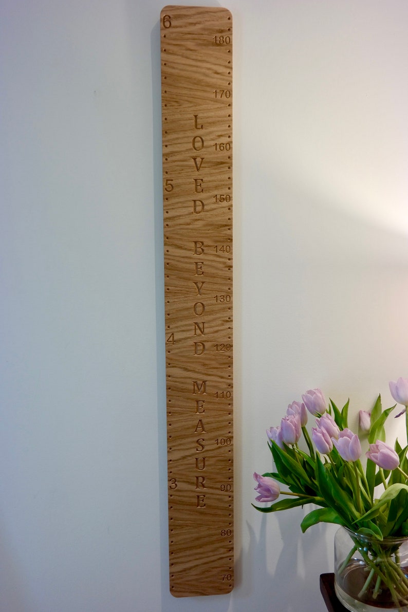Personalised Wooden Height Chart Ruler Wooden Height Chart - Etsy UK