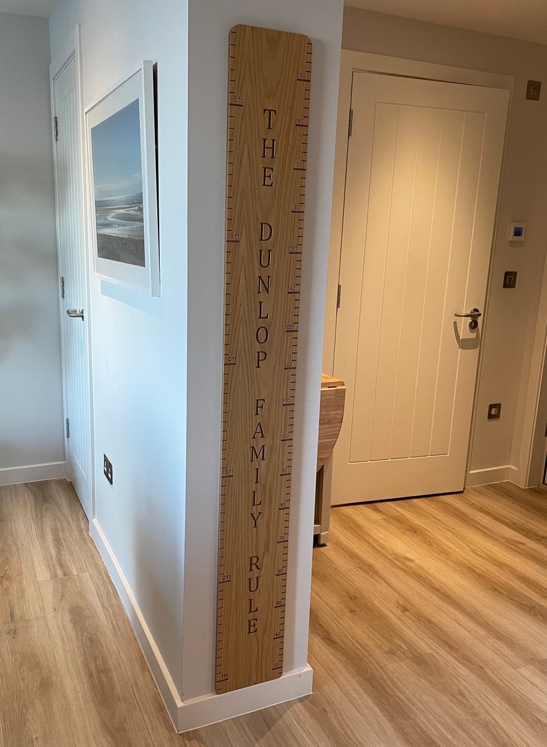 Personalised Wooden Height Chart Ruler Wooden Height Chart | Etsy