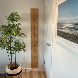 Personalised Wooden Height Chart Ruler Wooden Height Chart - Etsy