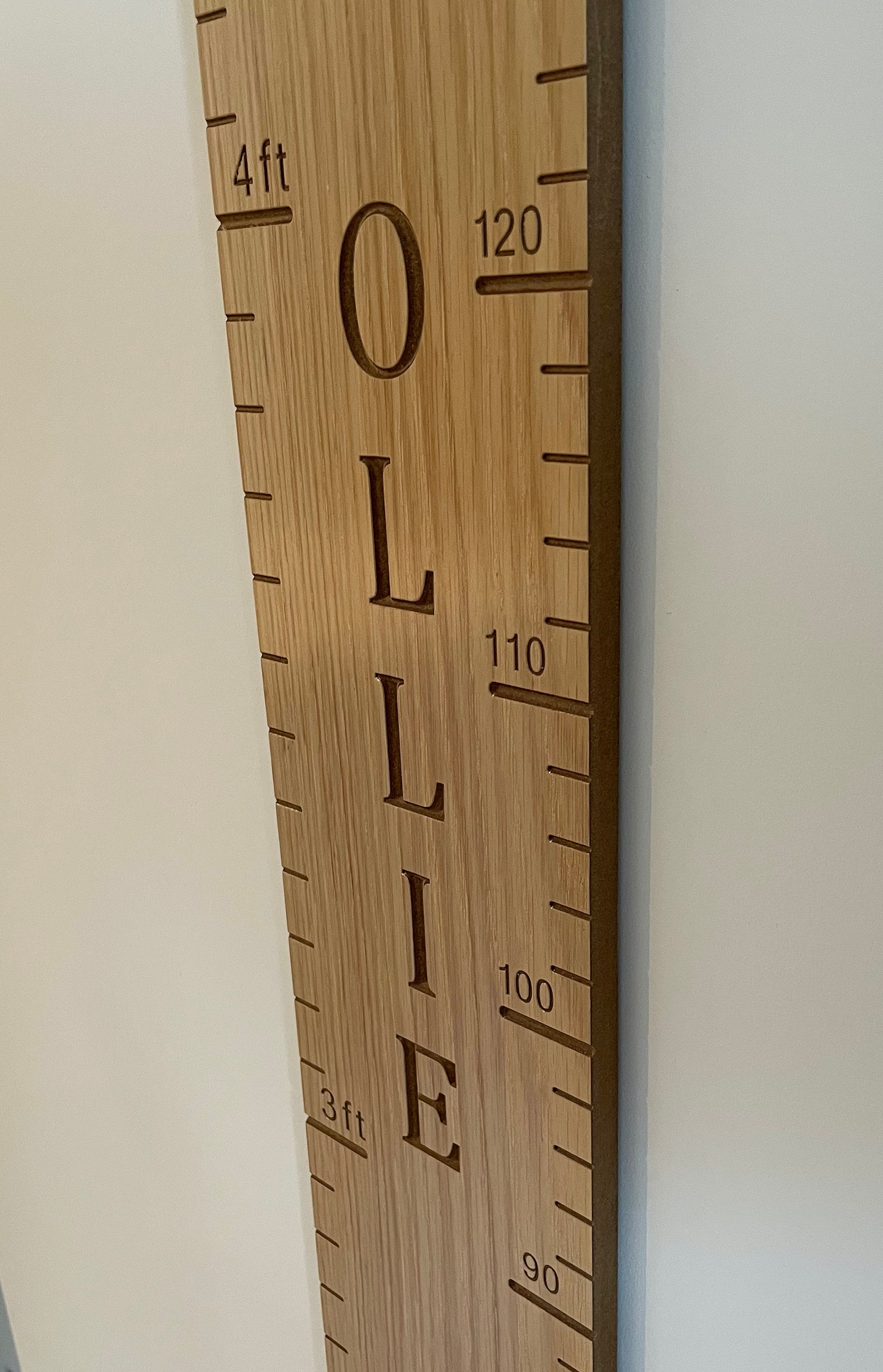 Personalised Wooden Height Chart Ruler Wooden Height Chart - Etsy UK