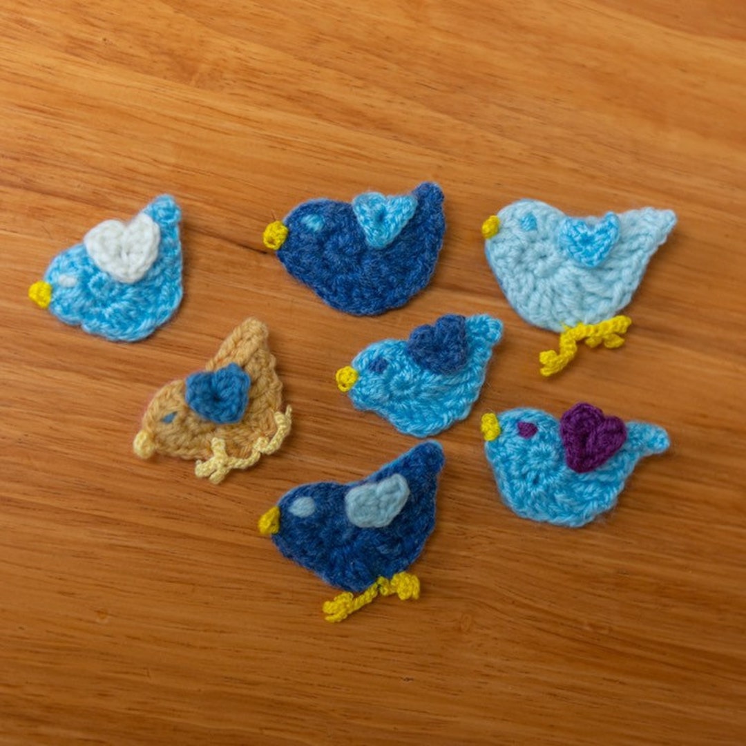 Crochet Bird Badges - Etsy