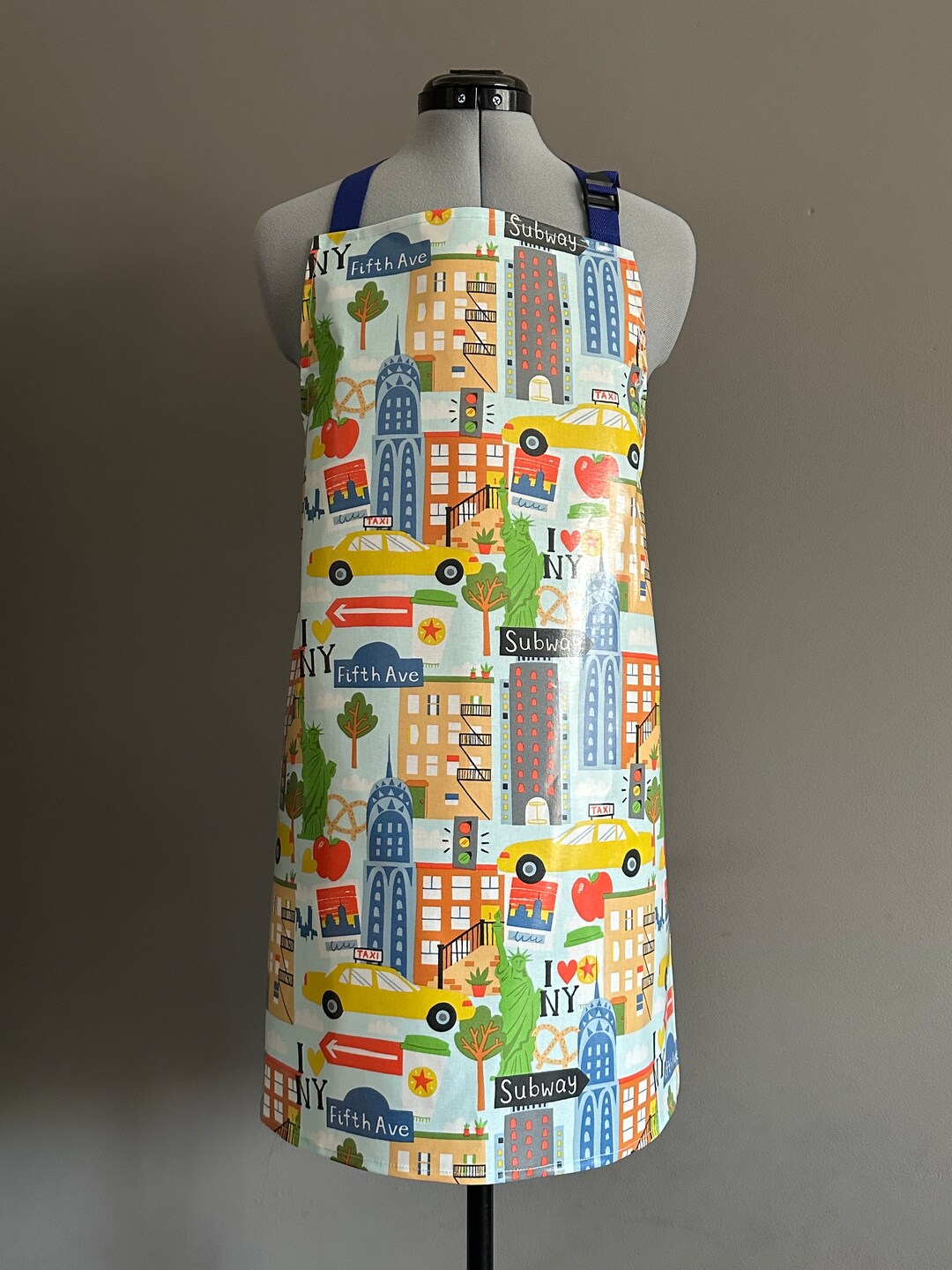 Wipeable New York PVC Apron - Etsy UK