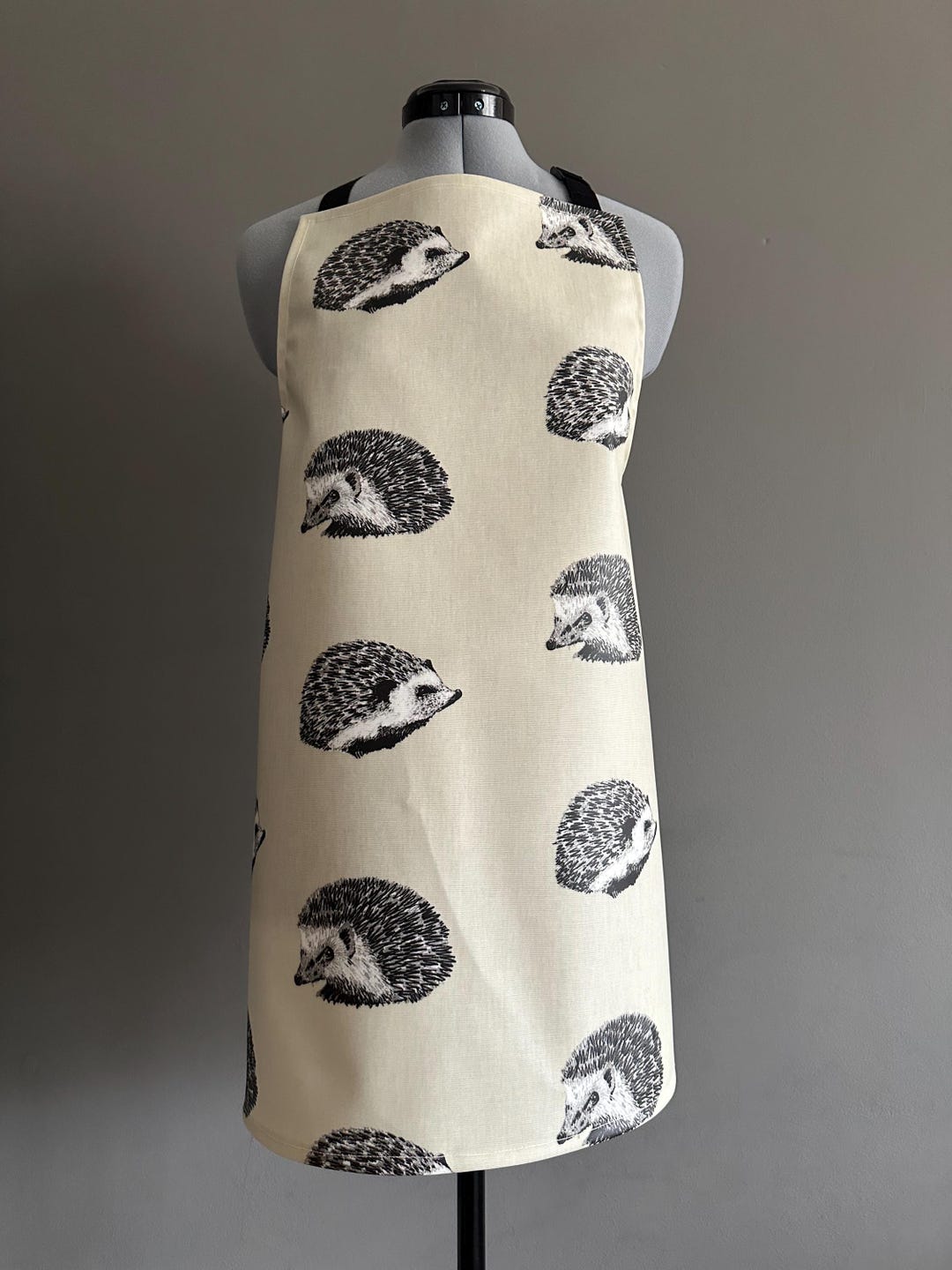 Wipeable Hedgehog Design PVC Apron - Etsy UK