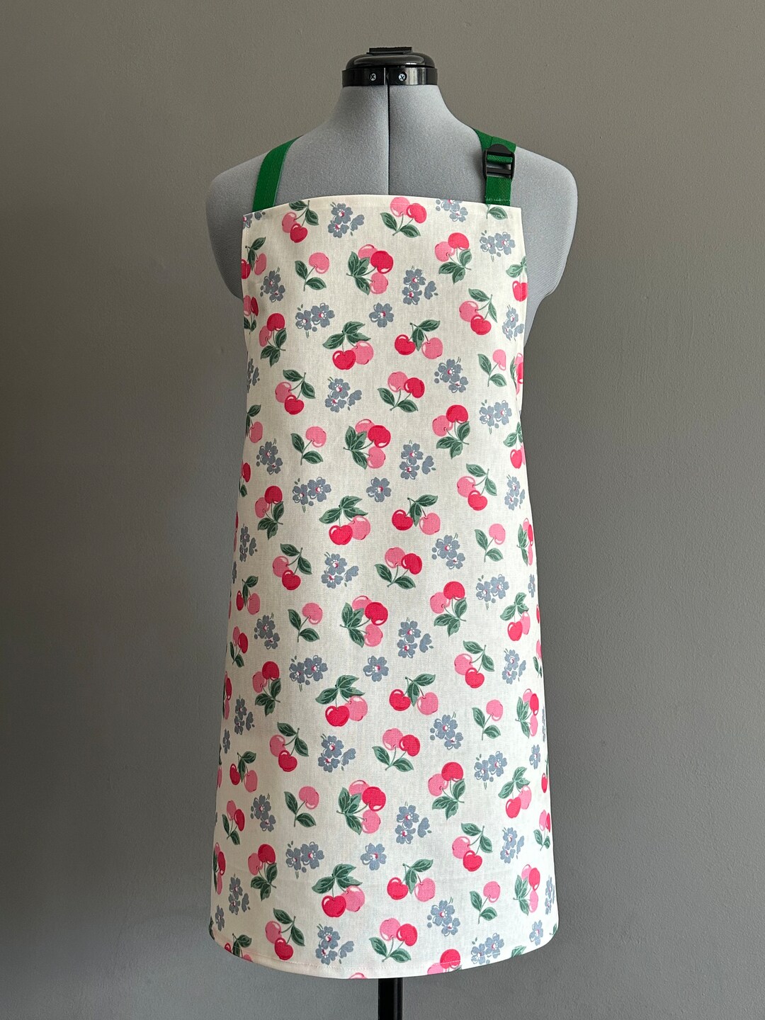 Wipeable Cherry Design PVC Apron - Etsy