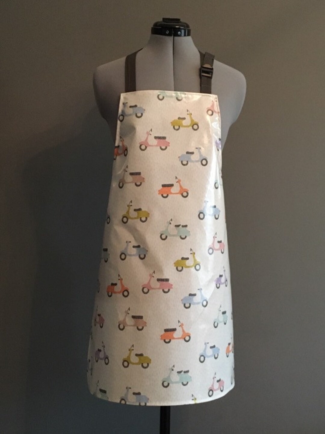 Wipeable Scooter PVC Apron - Etsy