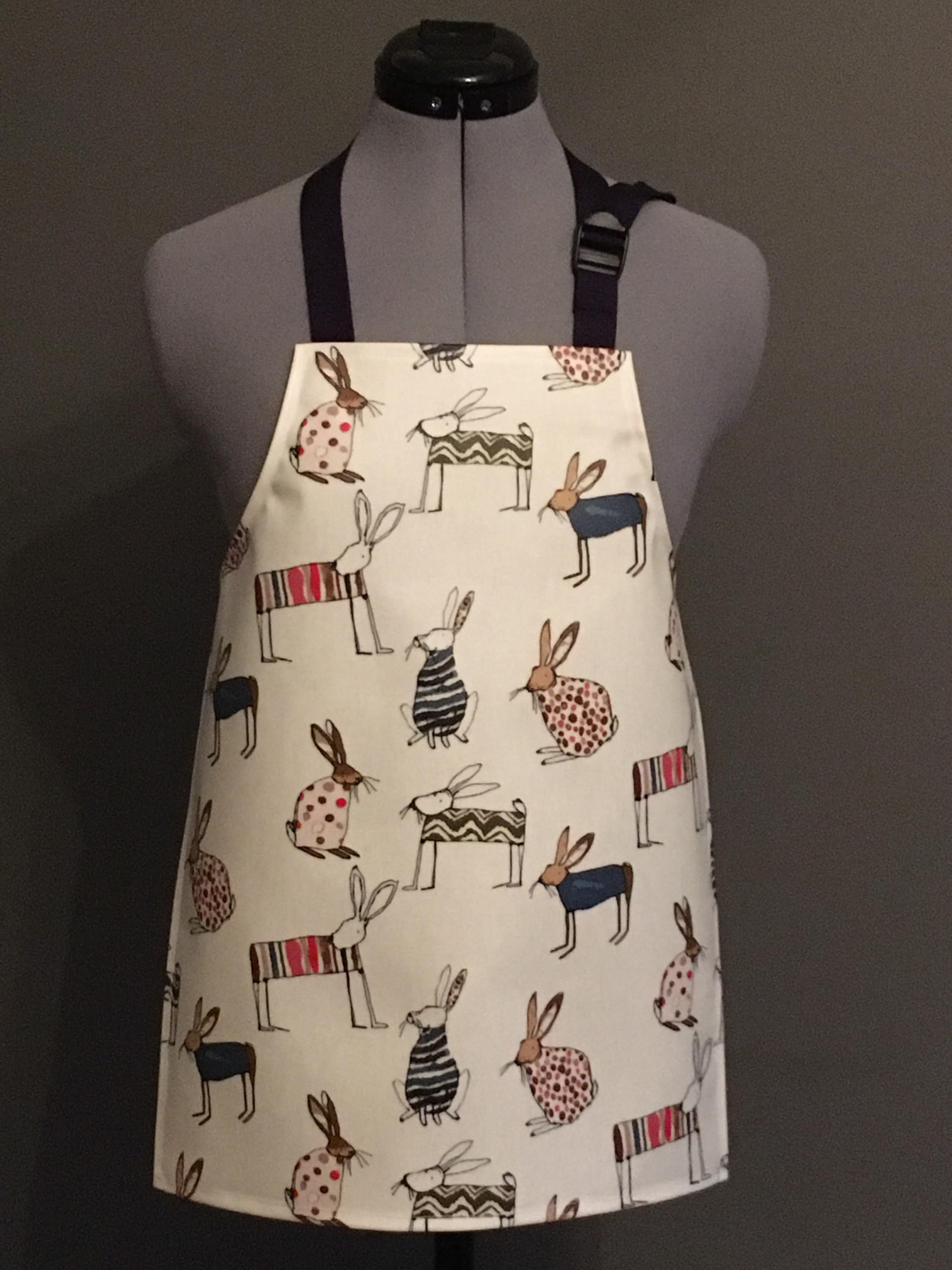 Wipeable Rabbit PVC Apron - Etsy UK