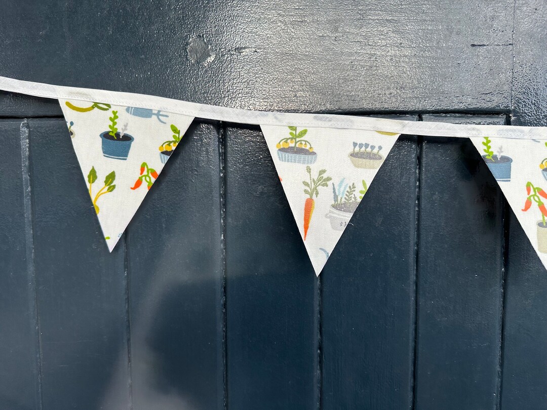Garden Design PVC Bunting - Etsy