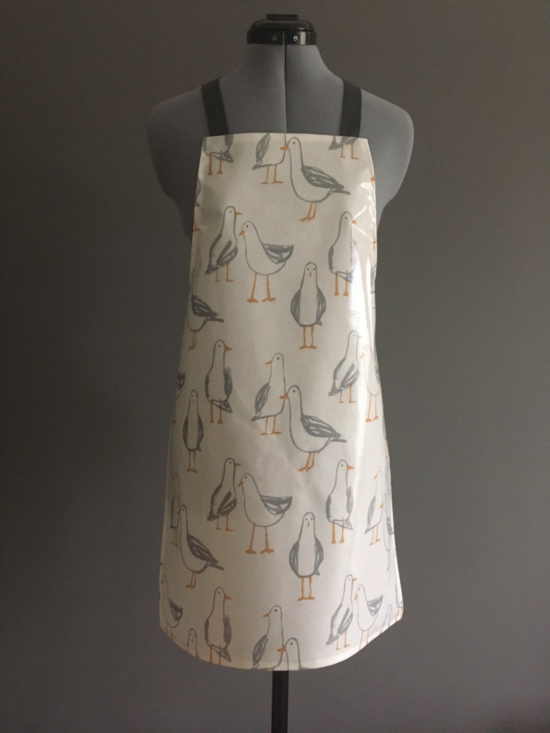 Wipeable Seagull Design Apron - Etsy