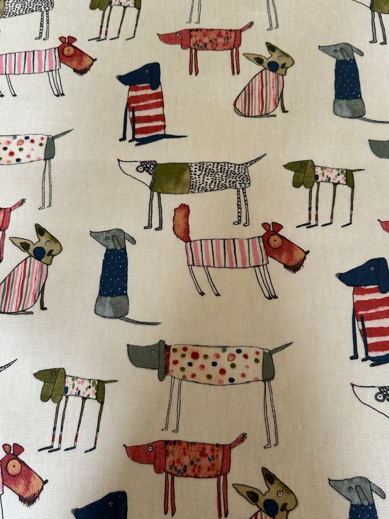Wipeable Quirky Dog Design PVC Tablecloth - Etsy