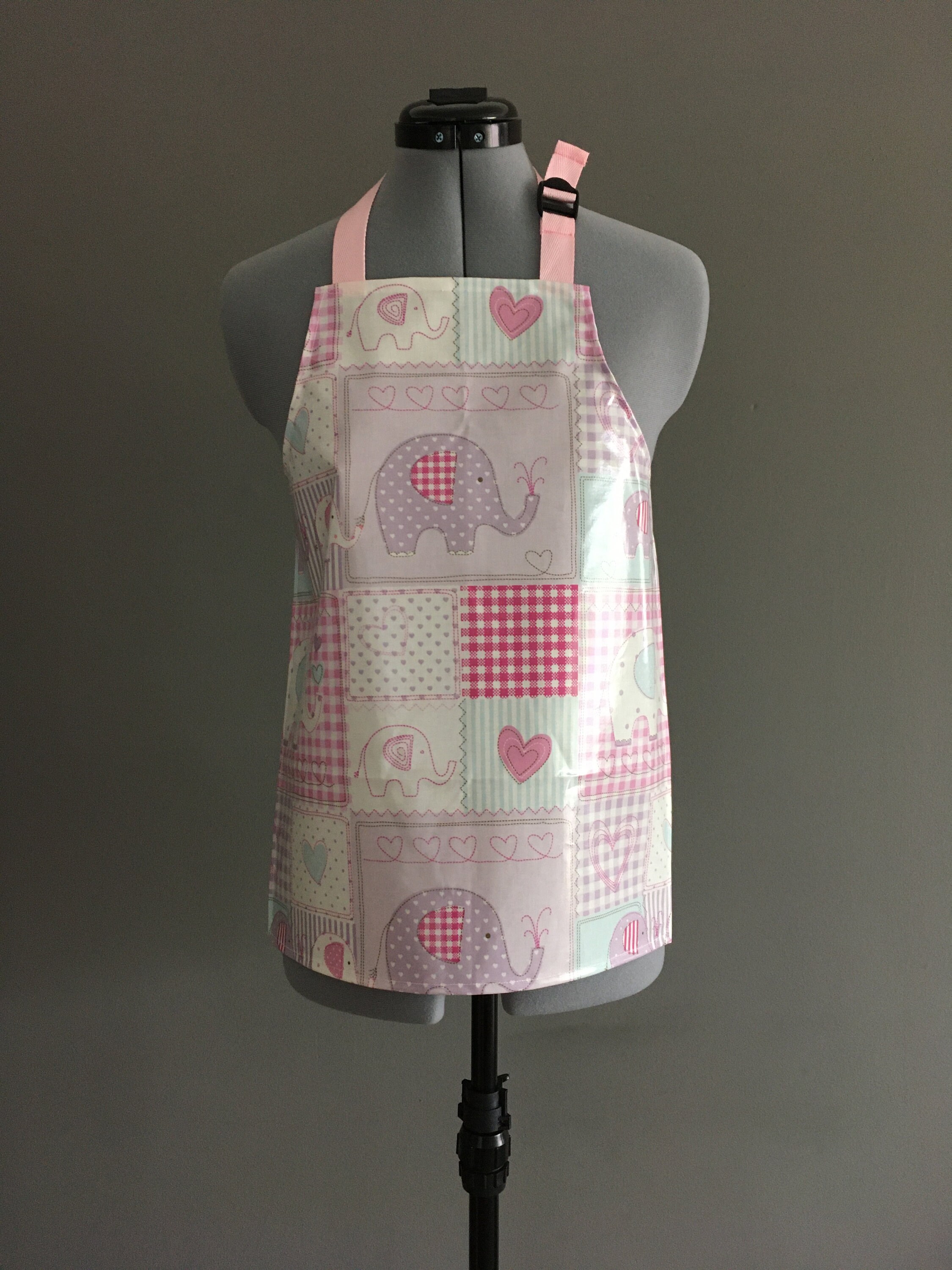 Wipeable Elephant Design PVC Apron - Etsy