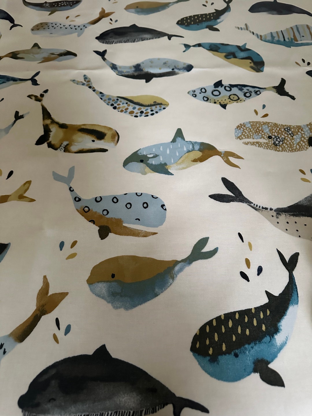 Wipeable Whale Design Tablecloth - Etsy